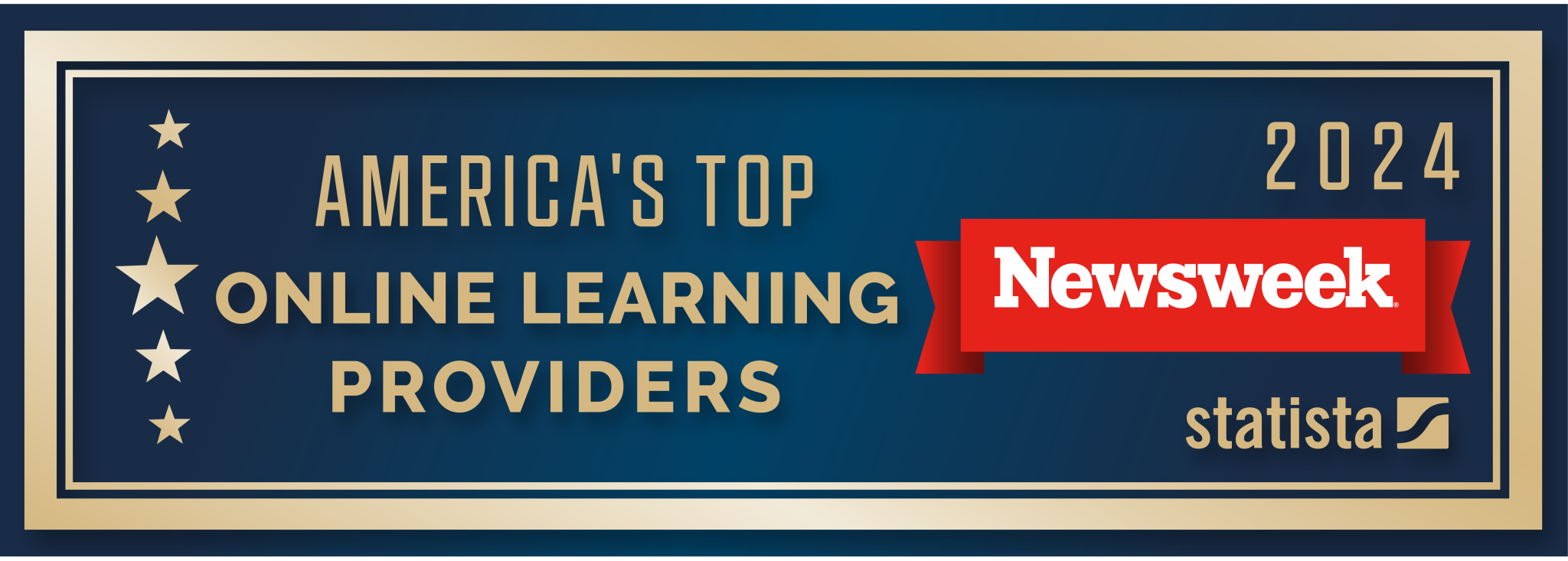 Award - America's Best Online Learning Providers 2024 - Statista R Award - America's Best Online Learning Providers 2024 - Statista R